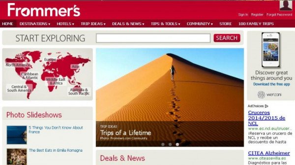 Google revende la compañía de guías de viaje Frommer's a su fundador ...