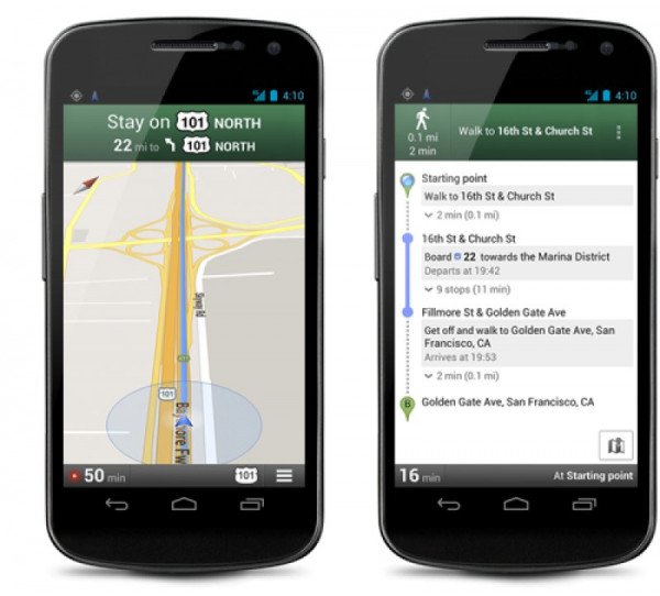 El Navigation de Google Maps está disponible en varios países de ...