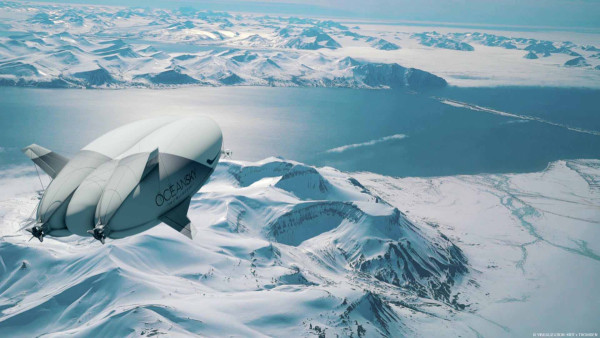 Servicio de hotel 5 estrellas a bordo del zeppelin de OceanSky Cruises ...