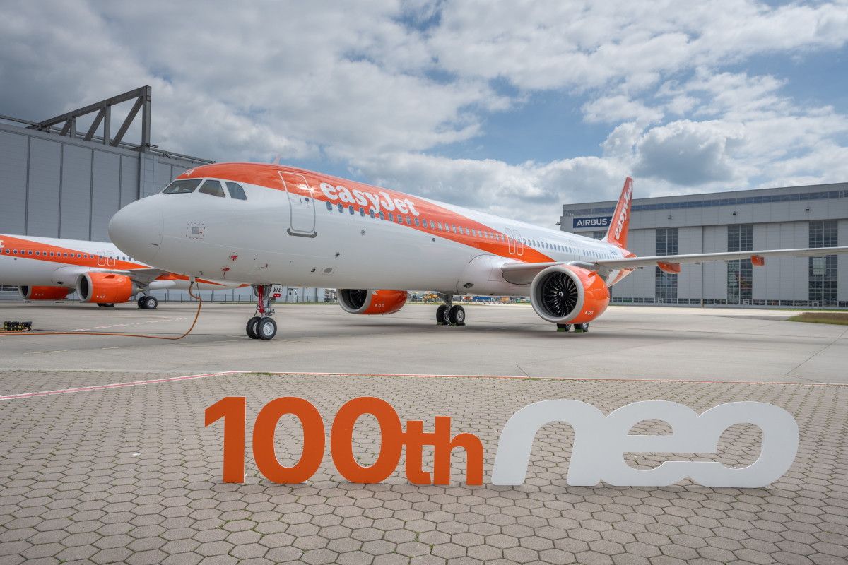 EasyJet avanza en eficiencia con 100 aviones Airbus A320neo